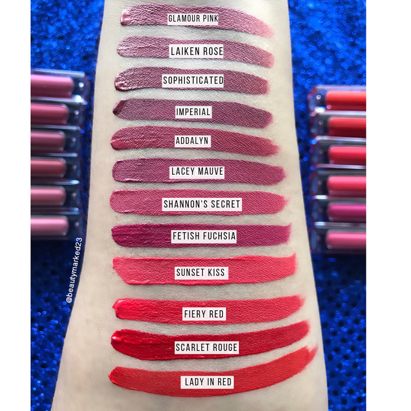 Waterproof Liquid Lipstick - Fiery Red – Sheree Cosmetics LLC