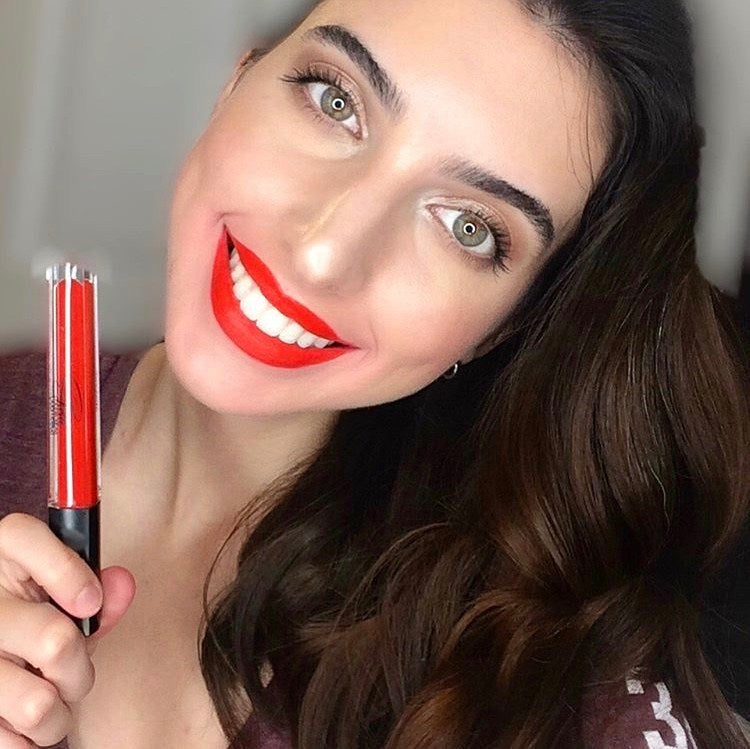 Waterproof Liquid Lipstick - Fiery Red – Sheree Cosmetics LLC